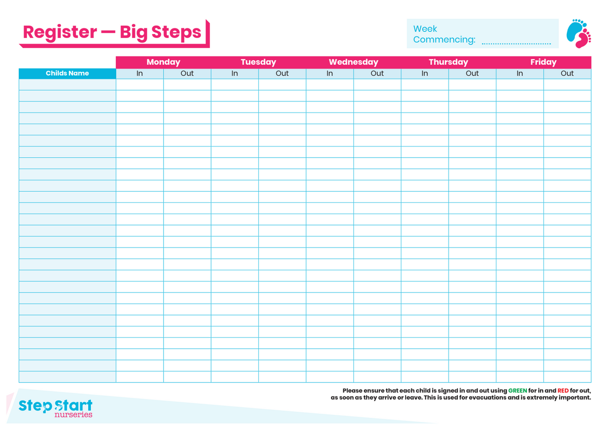 Register - Big Steps – StepStartNurseries