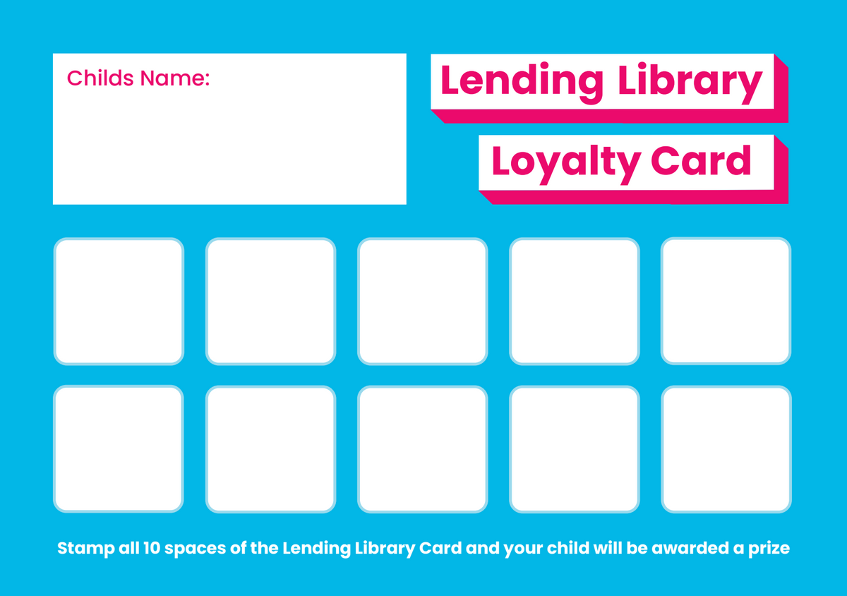 Lending Library Cards – StepStartNurseries